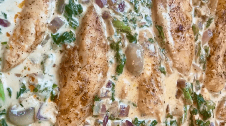 Chicken and Creamed Veggies – TheCookingGuild