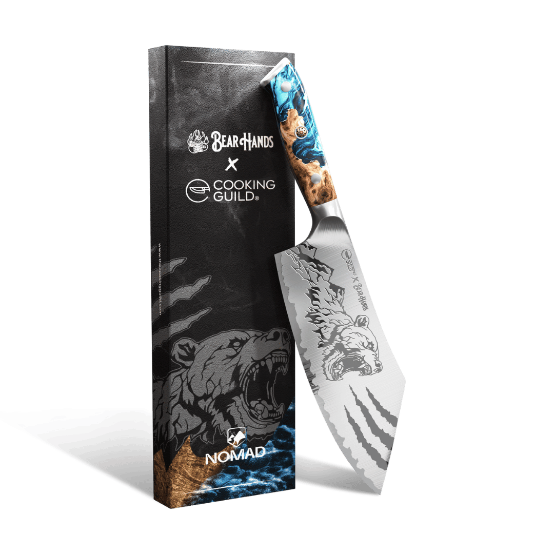 FoodWithBearHands Nomad San Mai Cleaver – TheCookingGuild